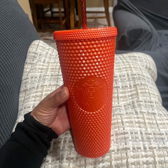 Starbucks | Other | Starbucks Tumbler Pearlized Orange Studded Fall 222 ...